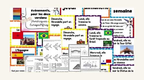 FRENCH Science Migration - Swallow's Journey by Sous le Saule | TPT