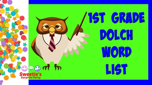 Dolch 1st Grade Sight Word Review by Sweetie's | TPT