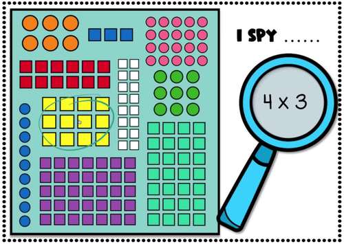 Multiplication with Arrays Digital Math Boom Cards & Printable Task Cards