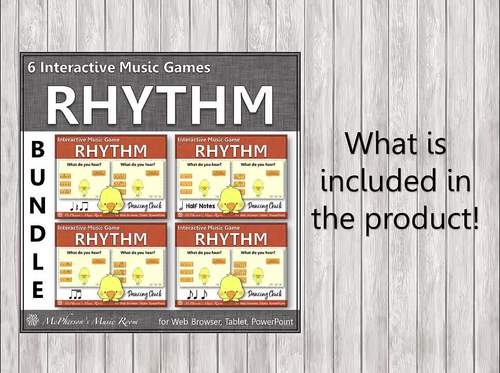 Spring Music ~ Interactive Rhythm Games Bundle {Dancing Chick} | TPT