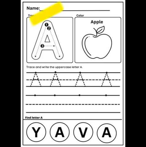 Letters(Uppercase, Lowercase), Numbers 1-20, 25 Sight words, Color, 8 ...