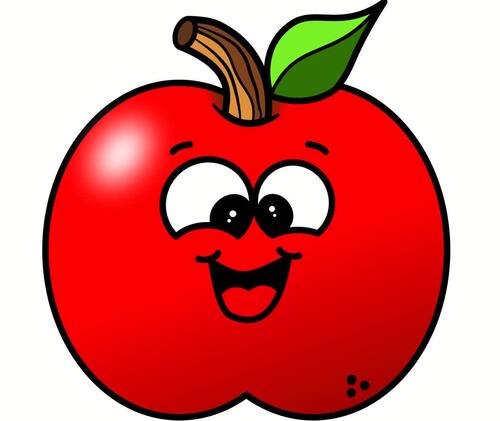 Apple Faces Clip Art (Fall Halloween) by Wisdom Teaching Kids | TPT