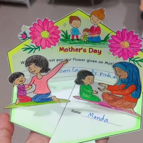 Mother's Day 3D Craft : Writing Prompt Activities /Fun & Easy by Fun ...
