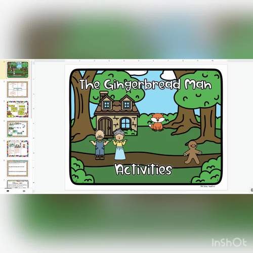 Gingerbread Man Activities Fairy Tale Unit for Google Classroom | TPT