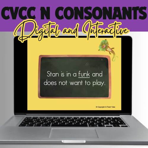 Roll & Read CVCC N Consonant Digraphs Words & Sentences Digital Phonics ...