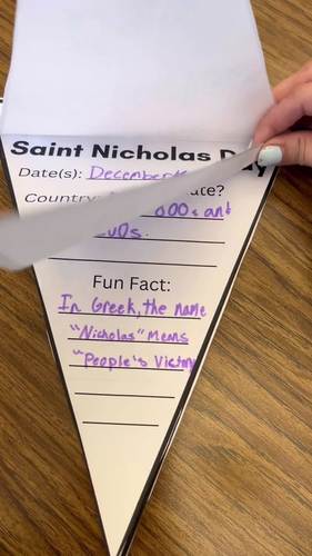 Holidays Around the World Research Pennants by Pretty in PreK | TPT