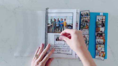 My IEP Team | Student Self Advocacy Adapted Book, Reader + Activity