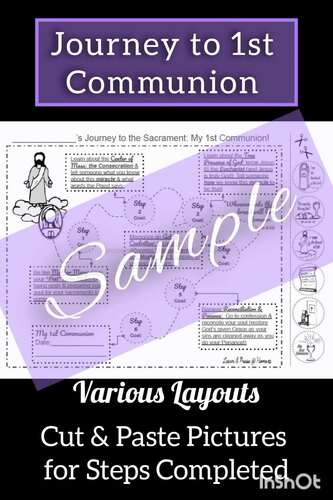 Sacrament of First Holy Communion Prep & Journey Map | Steps to 1st ...
