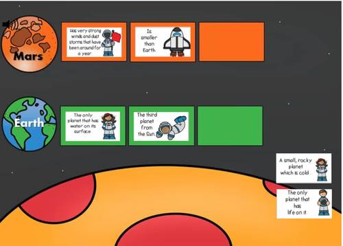 Boom Cards | Planets for 2nd and 3rd Grades | Solar System Activities