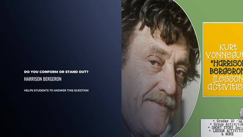 HARRISON BERGERON [LESSON ACTIVITIES] by The Angry Teacher Store