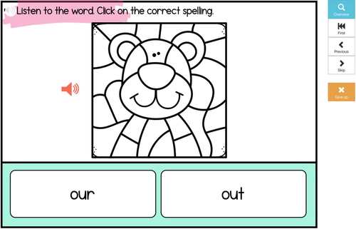 Color by Sight Words | Primer | Digital BOOM CARDS™ | Set 2 | TPT