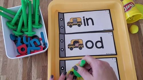 BACK TO SCHOOL Fall Missing Sound CVC SMASH Cards - Morning Work Tubs ...