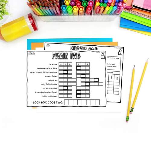 Year 5 & 6 Community & Team Building Skills Logic Puzzle Escape Room ...