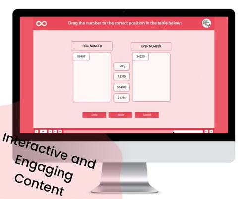 Odd and Even Numbers | First Grade Digital Activities with Worksheet