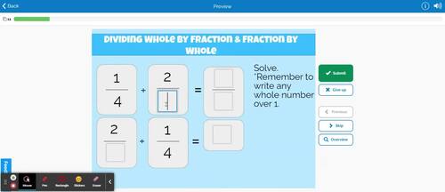 5.NF.7 Dividing Fractions by Whole Numbers Repeated Reasoning | TPT
