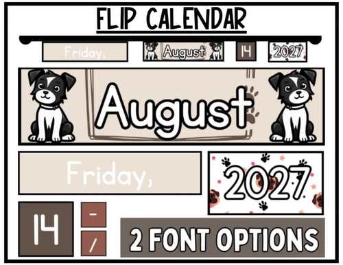 Dog Classroom Decor l Editable Puppy Bulletin Board, Labels & Slides Bundle