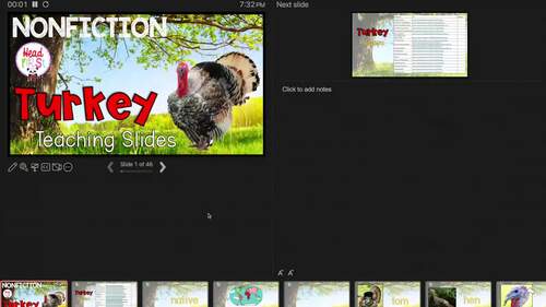 Turkeys Nonfiction Digital/Printable Slides, Books, Activities for ...