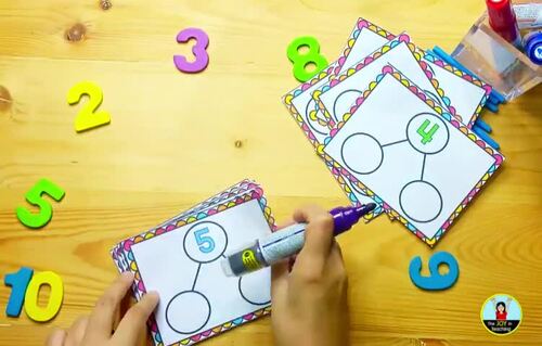Number Bonds to 20 | Number 1-20 Flashcards by The Joy in Teaching