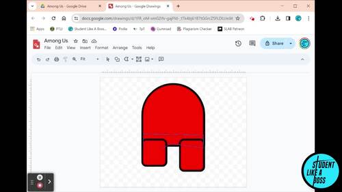 Create an Among Us Design: Advanced STEAM Digital Art Google Drawings ...