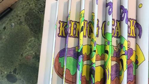 Mardi Gras Activities and Crafts: 3 Agamographs make a great Bulletin Board