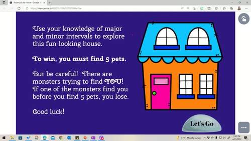 Rooms of the House: Major or Minor Intervals by Music Mentory | TPT