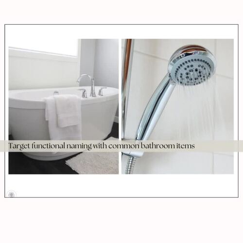 Aphasia Language Task: Bathroom Naming by BlossomSpeechTherapy | TPT