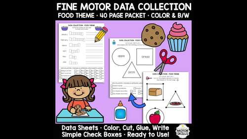 Fine Motor Data Collection - At The Beach - 40 Page Activity Packets