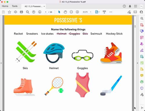 ESL Elementary Lesson: Learn Possessive 'S in English by ESL Class Workshop