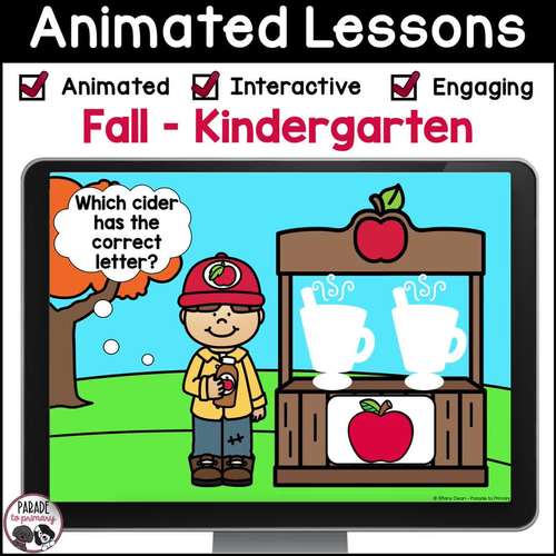 DIGITAL Morning Meeting - FALL - October - November - Kindergarten ...