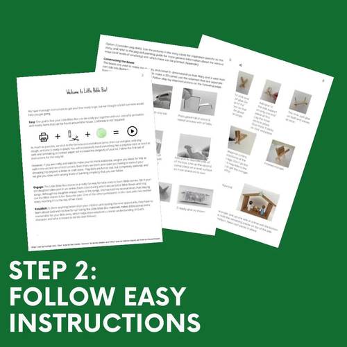 Nativity Bible Story Set for Babies, Toddlers, and Preschoolers