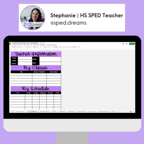 Special Education IEP Planner Binder Pages Organize Print and Digital ...