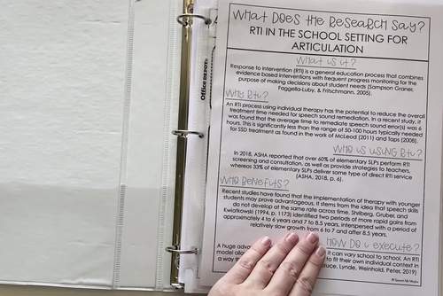 The Complete Guide to RTI Articulation by Speech Me Maybe | TpT