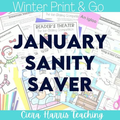 January Winter Printables by Ciera Harris Teaching | TPT