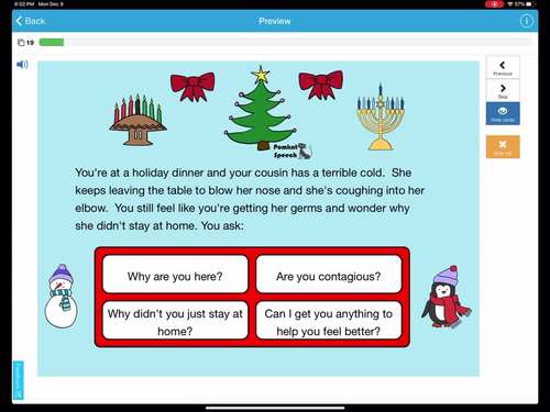 Conversation Questions & Comments: Winter Holidays Boom Cards Distance ...