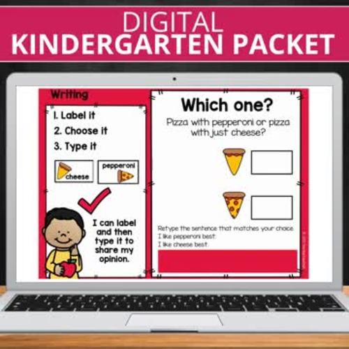 Kindergarten September Digital Activities by Teaching Superkids | TPT