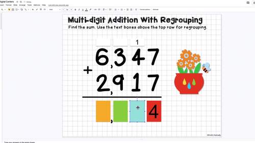 3rd/4th Grade Spring Digital Math Centers by Kristin Kennedy | TPT