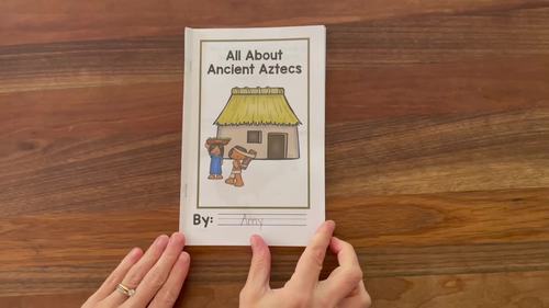 Ancient Aztec Activity, Simple, Primary Ancient Civilization ...