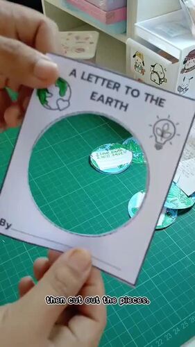Earth Day 3D Globe,a Letter to Earth Creative Writing Craft for Kids ...