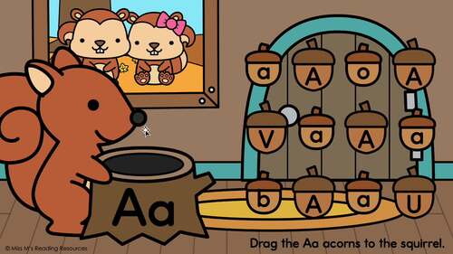 Phonics Games Letter Recognition NOVEMBER Letter ID Match Digital Resources