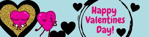 Google Classroom Valentines animated Banner Holiday by Sarah's School