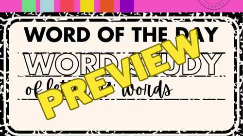 6th Grade Common Core ELA Bell Ringers| Vocabulary| Letter G | Warm-Ups
