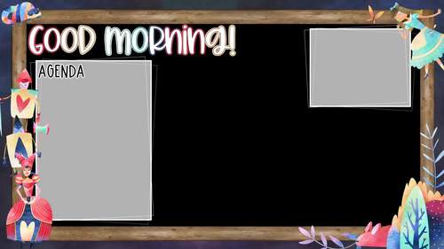 EDITABLE March (Wonderland) Daily PowerPoint Slides AND Google Slides