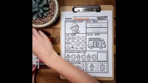 Community Helpers Worksheets for Career Education & Elementary Job ...