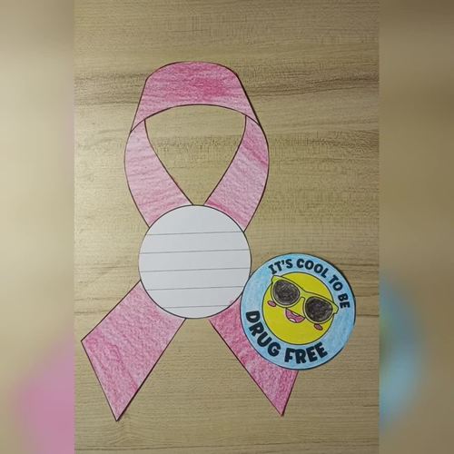 Red Ribbon Week Activities 2022 Writing Drug Free Say No Coloring ...