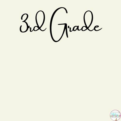 3rd Grade Florida ELA, Math, Science, and Social Studies Standards Bundle