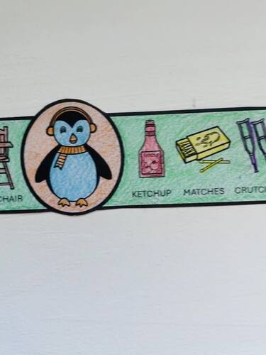 Penguin Winter Articulation Bracelet Craft - Speech Therapy 17 Sounds