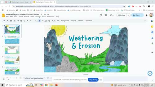 Weathering and Erosion Interactive Google Slides - Activities & Assessment