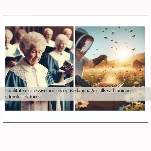 Aphasia Stimulus Pictures (Part 2) by BlossomSpeechTherapy | TPT