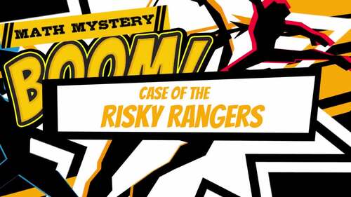 Range Math Mystery 6th Grade: Statistics & Data Activity Worksheets