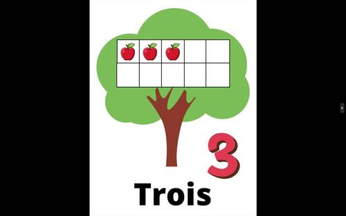 Ten Frames up to 10 for Prek & K to learn Numbers in French & Count ...